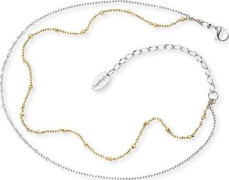 Engelsrufer Damen Fußkettchen Twin, Edelstahl Bicolor mit Gold-Ionenplattierung, verstellbar, nickelfrei