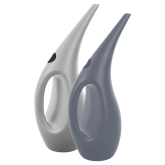 FOMIYES 2 St&uuml;ck Gie&szlig;kanne 1,5l aus Kunststoff mit Langem Auslauf Wiederbef&uuml;llbare Gartenspritze f&uuml;r Balkonpflanzen Bonsai und Gartenpflege