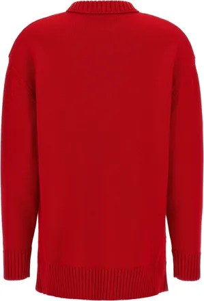 Prada Womens Multicolor Virgin Wool Cardigan Clothing