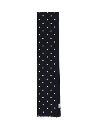 Destin Thin Polka-Dot Scarf