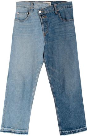 Monse Two-Tone Asymmetric Waistband Jeans Size 25/63