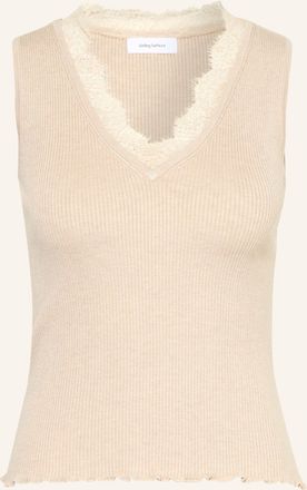 Darling Harbour Darling Harbour Stricktop Mit Spitze beige