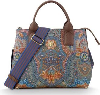 Pip Studio sac &agrave; main sac &agrave; &eacute;paule bandouli&egrave;re Fia Handbag Jabali Blue bleu