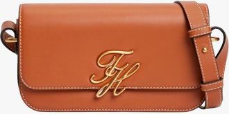 Tommy Hilfiger Sac &agrave; bandouli&egrave;re &agrave; logo en cuir