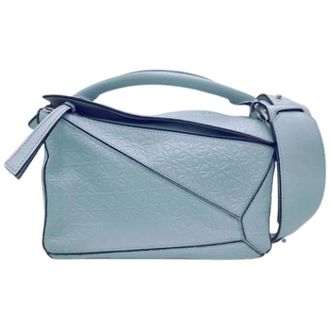 Loewe Pre-owned Puzzle Shoulder bag - - Pre-owned - Damen - Blau - ONE SIZE