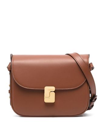 SOEUR sac &agrave; bandouli&egrave;re en cuir - Marron