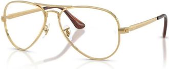 Ray-Ban unisex, Accessoires, Jaune, Taille: 58 MM Aviator Max