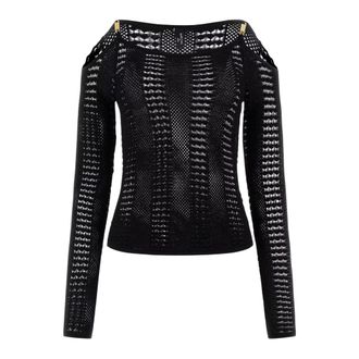 Marciano Emma LS Cut Out Top - - Tops - Damen - Schwarzk - L
