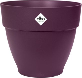 ELHO Vibia Campana Rund 30 - Blumentopf für Außen - Ø 29.8 x H 25.8 cm - Lila/Ahorn Lila