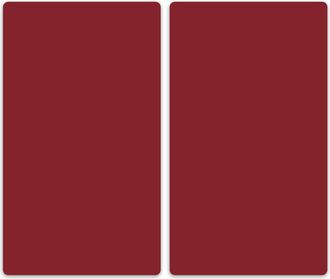 Decorwelt | Herdabdeckplatten 2x30x52 cm Ceranfeldabdeckung 2-Teilig Universal Elektroherd Induktion für Kochplatten Herdschutz Deko Schneidebrett Sicherheitsgl