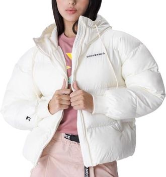 Converse Doudoune Blanche Femme 10025207 Blanc M