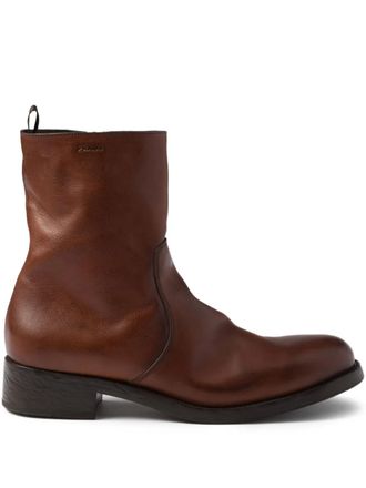 Prada Stiefeletten mit Rei&szlig;verschluss 40mm - Braun