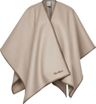 Max Mara Femme, Vestes, Beige, Taille: ONE Size Colomba Cape