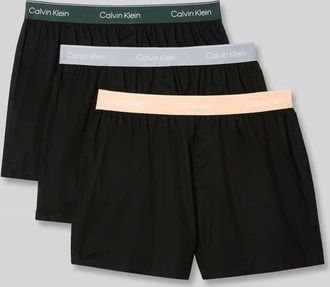 Calvin Klein Underwear Regular Fit Boxershorts aus Baumwoll-Mix im 3er-Pack