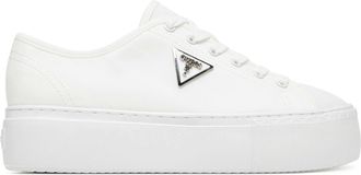 Guess Sneakers aus Stoff Guess FLTJO2 FAB12 Weiß