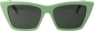Saint Laurent Lunettes De Soleil - Vert