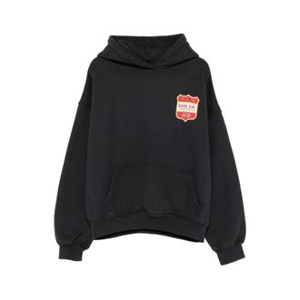 Rhude Herren, Sweatshirts & Hoodies, Schwarzk, MGr&ouml;&szlig;e