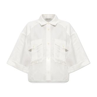 Anine Bing Femme, Blouses et Chemises, Blanc, Taille: 38 FR Chemise Edith