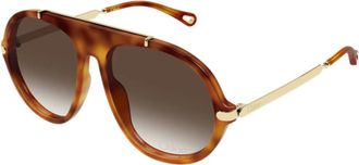 Chlo&eacute; Femme, Accessoires, Brun, Taille: ONE Size Lunettes de soleil