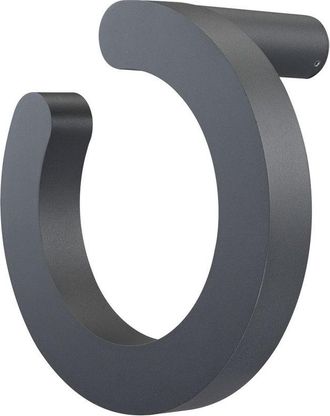 Globo Lighting Led Wand Leuchte Ring Design alu Strahler Fassaden Beleuchtung Garten Außen Lampe grau Globo 34273