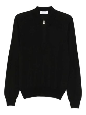 Gran Sasso Pullover mit Rei&szlig;verschluss - Schwarz