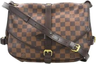 Louis Vuitton unisex, Pre-owned, Brun, Taille: ONE Size Sac bandouli&egrave;re en toile Damier Pre-owned