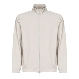 Eleventy Homme, Vestes, Beige, Taille: 3XL Blouson Bomber Beige &agrave; Col Montant