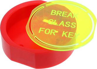 FOMIYES Brandschutz Notfallbox mit Glasbruchsicherung Wandmontage Abschlie&szlig;barer Schl&uuml;sseltresor f&uuml;r Hotel B&uuml;ro Zuhause Sicherer Aufbewahrungskasten f&uuml;r Schl&uuml;