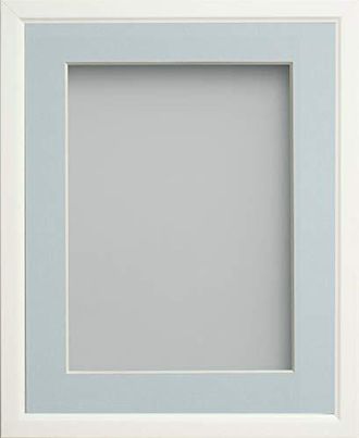 Frame Company Drayton Range Bilderrahmen 12,7 x 12,7 cm, Plastik, wei&szlig;, 5x5-inch Mounted for 3.5x3.5-inch Image