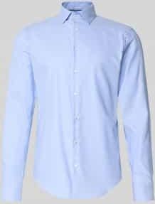 Jake*s Slim Fit Business Hemd aus Baumwolle mit Kentkragen