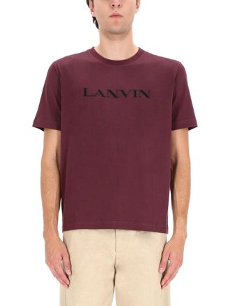 Lanvin Logo T-Shirt - Burgundy