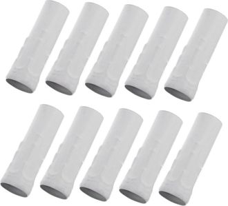 Aboofan 10 Stück Teiliges Kerzensockel-abdeckungen aus Metall Tropfschutz-kerzenhülsen für Kronleuchter DIY Beleuchtungszubehör Kompatibel mit Lampenfassungen