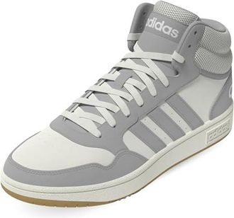 adidas Femme Hoops 3.0 Mid Classic Shoes Chaussures, Cloud White/Grey Two, 38 EU