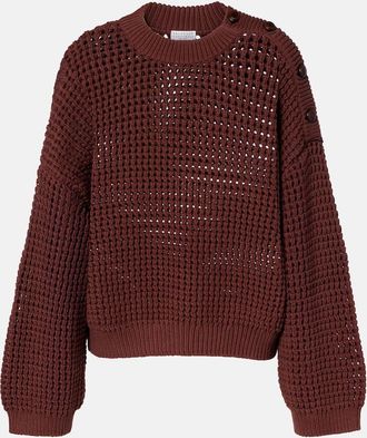Brunello Cucinelli Pullover aus einem Baumwollgemisch