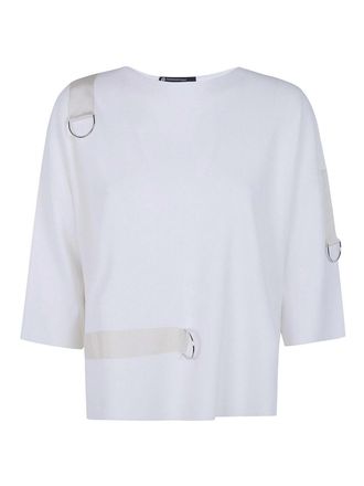 Pierantonio Gaspari Pull Col Rond - Blanc