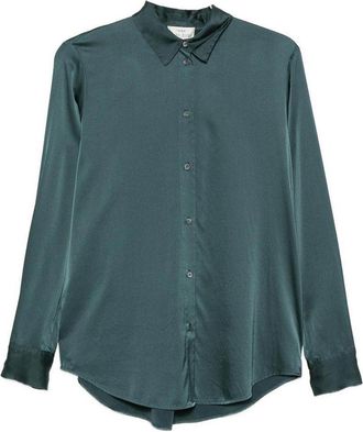 Forte_Forte Bluse - Blau