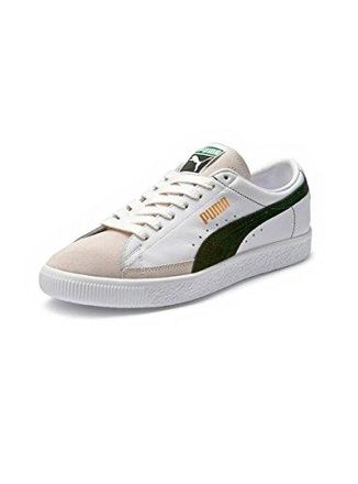 Puma Puma Basket 90680 Low Boot Sneaker Weiss-Schwarz, Taille:46