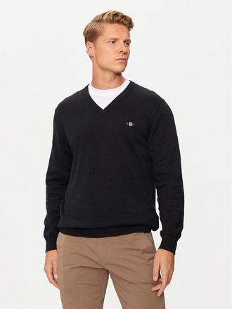 GANT Pullover Classic 8030562 Schwarz Regular Fit