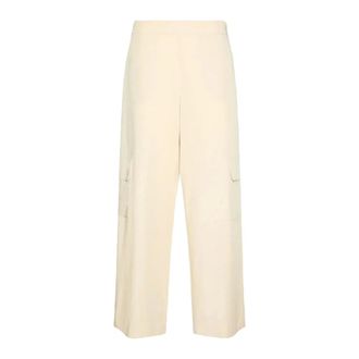 Elena Miro Damen, Hosen, Beige, 2XLGr&ouml;&szlig;e