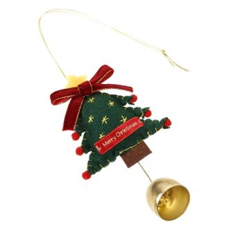OSALADI Handgefertigter Weihnachtsbaumschmuck aus Weichem Filz H&auml;ngende Weihnachtsdeko mit Glocke Vielseitige Wohndekoration f&uuml;r Festliche Atmosph&auml;re und Auto