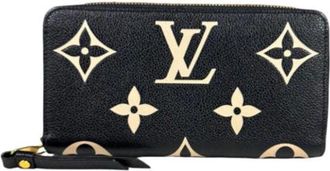 Louis Vuitton Portefeuille Long Pre-owned (Bi-pli) - Femme - Pre-owned - Noir - Taille: ONE Size