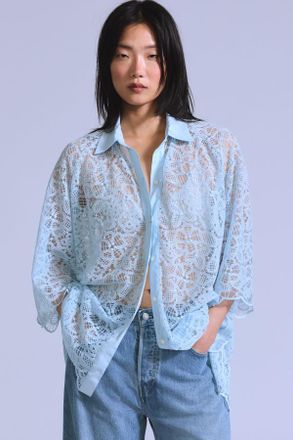 Levi's Lace Woven Shirt - Damen - Blau / Blau