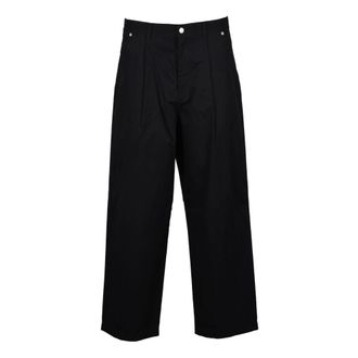 Moschino Homme, Pantalons, Noir, Taille: M Wide Pantalons