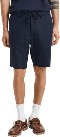 GANT Homme, Shorts, Bleu, Taille: XS Relaxed Linen Shorts