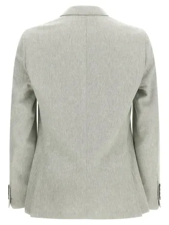 Pal Zileri Mens Bicolor Linen Blazer Clothing