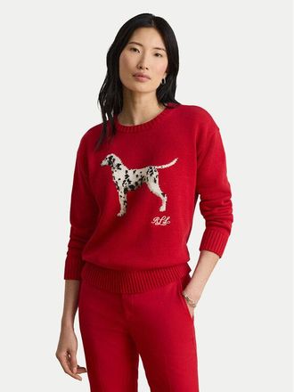 Lauren Ralph Lauren Pullover 200B27843001 Rot Relaxed Fit