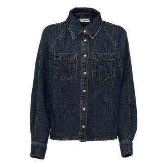 Ganni Denimhemd - - Blouses & Shirts - Damen - Blau - S