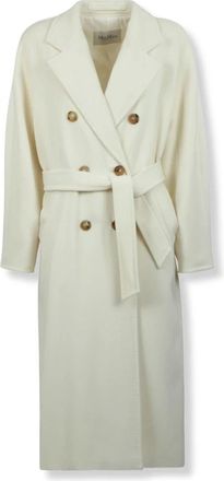 Max Mara Femme, Manteaux, Blanc, Taille: 34 FR Manteau Madame