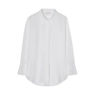 Busnel Chemisier Nora Oversize en Popeline - Femme - Blouses et Chemises - Blanc - Taille: 42 FR
