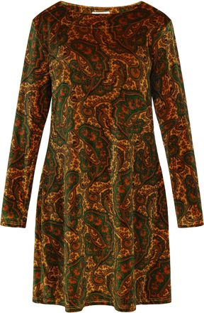 Usha Kleid Frauen gelb mehrfarbig